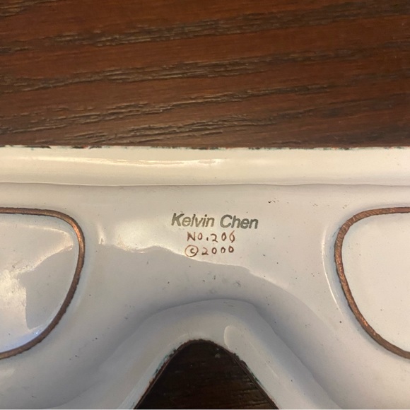 Kelvin Chen | Bath | Kelvin Chen Hand Painted Eyeglass Holder Limited Series Euc | Poshmark